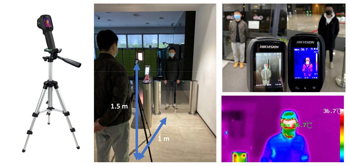 Termocamera, rilevamento temperatura in modo preciso e a distanza, in ...