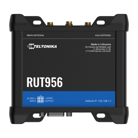 Router cellulare 4G LTE RUT956 Teltonika Networks - Aikom Technology ...